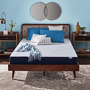 Sleep Innovations Marley Hybrid 10 Inch Cooling Gel Memory Foam and Innerspring Coil Mattress, Twin Size, Bed in a Box, Medium Firm Advanced Support