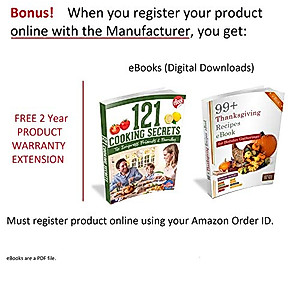 Ultra Sharp Kitchen Cooking Scissors, Heavy Duty, Serrated Stainless Steel Shears, Set of 2, Protective Cap, Dishwasher Safe