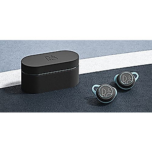 Bang & Olufsen Beoplay E8 Sport True Wireless In-Ear Bluetooth Earphones with Customizable Comfort Fit, Microphones and Touch Control, Wireless Charging Case, 28H Playtime, IP57 Dustproof & Waterproof
