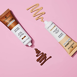 essence | My Skin Perfector Tinted Primer | Instant Blur Effect & Natural Matte Finish | Vegan, Paraben Free, Oil Free | Cruelty Free | (30 | Medium Beige)