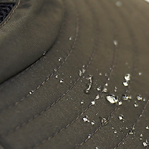 YR.Lover.Outdoor Boonie Men and Women's Hat - Sun Protection Wide Brim Waterproof Cap for Safari Fishing Hunting Summer Bucket Hat Army Green