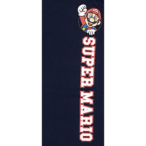 Nintendo Super Mario Video Game 2-Piece Set, Boys Long Sleeve T-Shirt & Jogger Pants 2-Pack Bundle Set for Kids and Toddlers (Size 4, Blue)