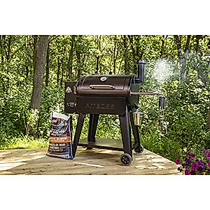 PIT BOSS 10514 PB820D3B Wood Pellet Grill, 820 Square Inches, Mahogany