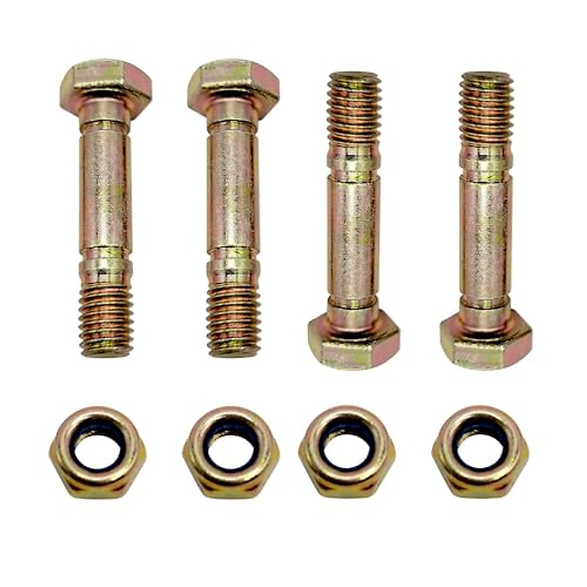 710-0890 Shear Pins and Nuts Fits MTD Cub Cadet Troy-Bilt 710-0890 710-0890A 910-0890A 4 Pack