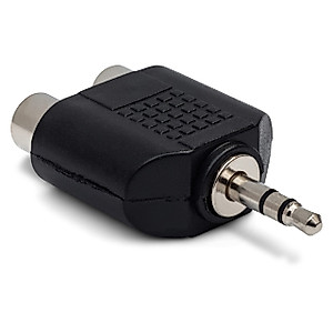 Hosa GRM-193 Dual RCA to 3.5 mm TRS Adaptor