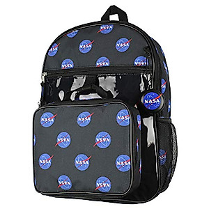 NASA Meatball Logo Backpack Lunch Bag Water Bottle Squishy Toy Ice Pack 5 PC Mega Set