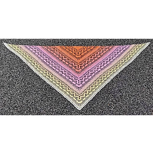 Yarn Art Flowers Rosegarden 100% Cotton 250gr 8.80 oz 1094yds Multicolor Cotton Yarn Rainbow Crochet Yarn Spring Summer (314)