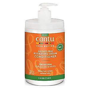 Cantu Natural Hair Conditioner Hydrating Cream 25 Ounce Pump (2 Pack)