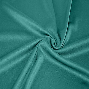 Texco Inc 60" Wide 100% Polyester Interlock Lining – Lightweight Knit Fabric by The Yard for Apparel, Clothing, Draperies, School Projects, Party Decorations, and DIY, Verdant #107 3 Yards