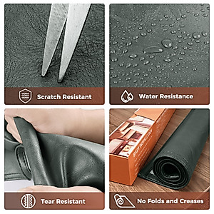 NZDWZDN Headrest Cover for Recliner Chair Recliner Headrest Protector Faux Leather Recliner Headrest Cover Couch Headrest Covers for Furniture Sofa Protector Home Office Chair 17x27In(Dark Grey)