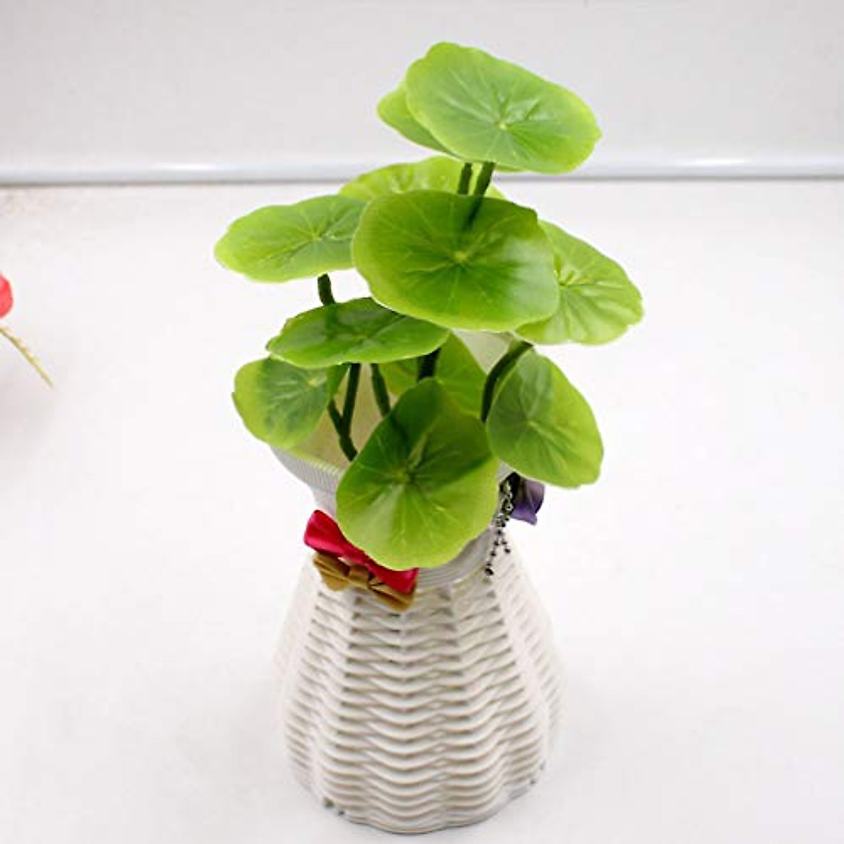 PRETYZOOM 60PCS Mini Artificial Floating Foam Lotus Leaves Lily Pads Artificial Foliage Pond Decor for Pond Pool Home Aquarium Decoration (2.36")