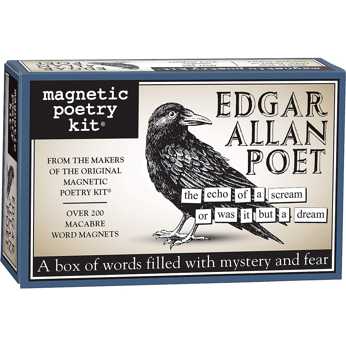Magnetic Poetry - Edgar Allan Poet Kit - Words for Refrigerator - Write Poems and Letters on The Fridge - Made in The USA