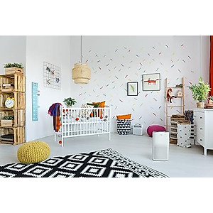 ORB Air Purifier,captures dust, pet dander, smoke, and household odors. Ideal for office, bed room, living room, auto mode, air quality sensor and indicator.