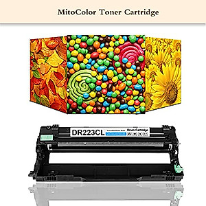 1-Pack Cyan Compatible DR223CL Drum Unit Replacement for Brother DR-223CL Drum Works with Brother MFC-l3770CDW MFC-l3750CDW MFC-l3710CW HL-l3290CDW HL-l3270CDW HL-l3210CDW HL-L3230CDW Printer