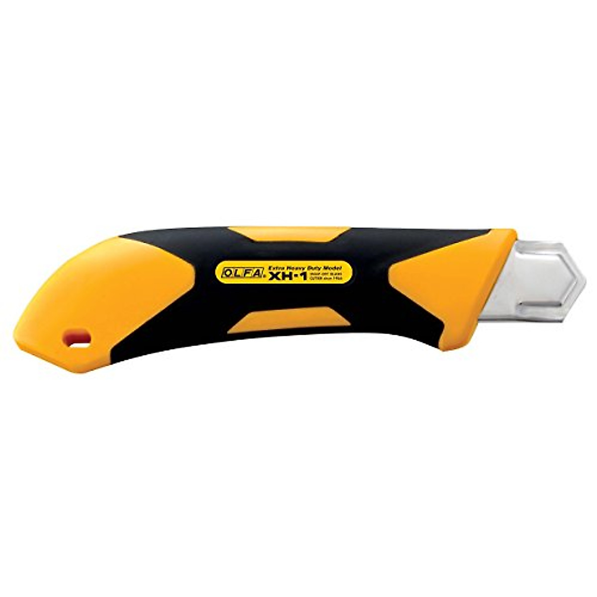 Snap-Off Knife, 7 1/2 In, Yellow/Black