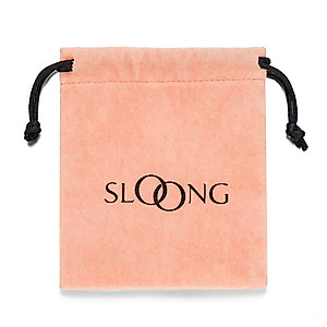 SLOONG Evil Eye Hamsa Hand Ring 14k Gold Plated Third Eye White Zircon Gemstone Blue Cz for Womens (Gold)