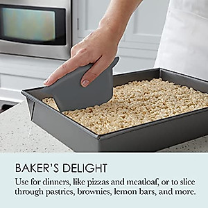 Chicago Metallic Non-Stick Bakeware-Safe Mezzaluna, 6.5-Inch-by-3.5-Inch