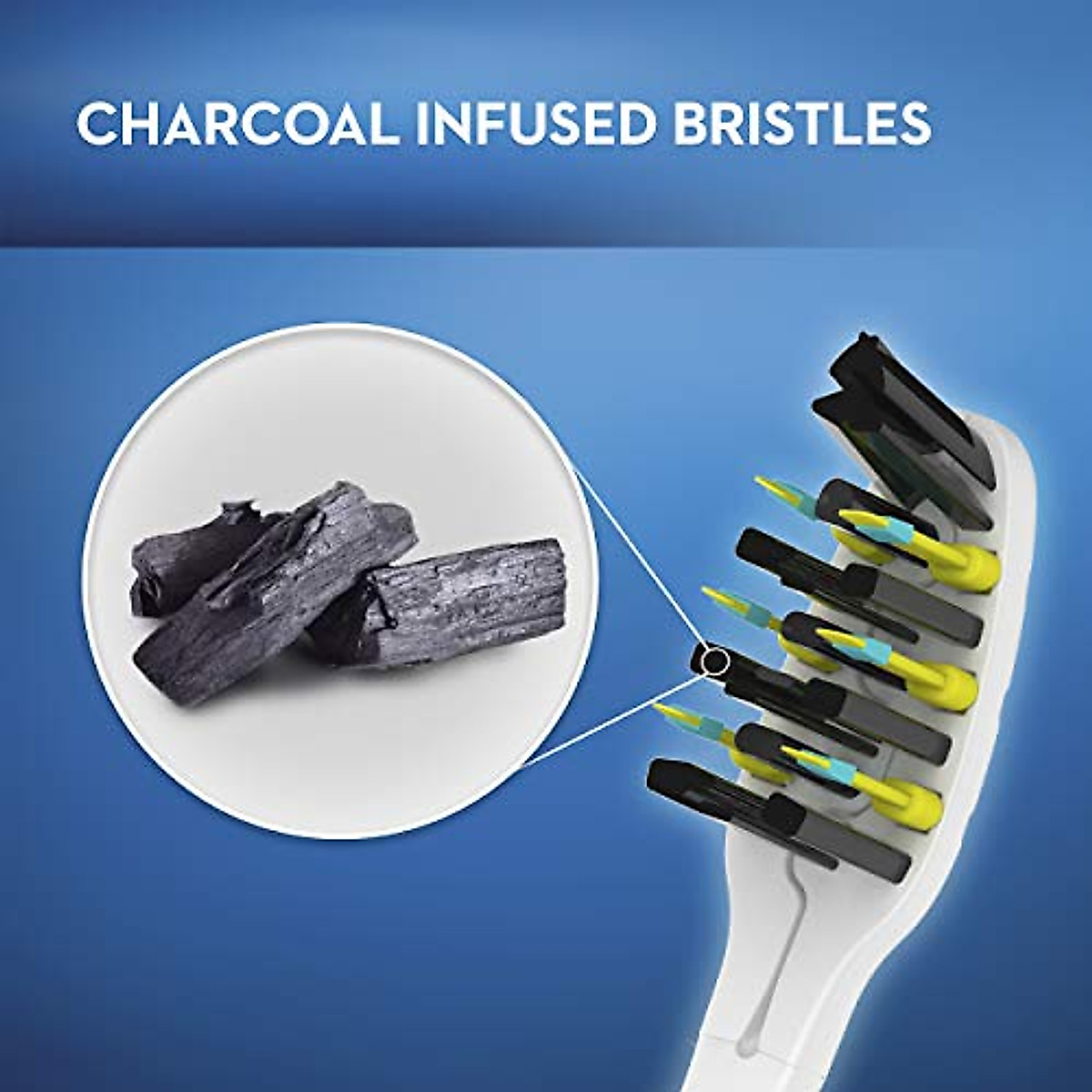 Oral-B Pulsar Battery Toothbrush With Charcoal Infused Bristles, Soft