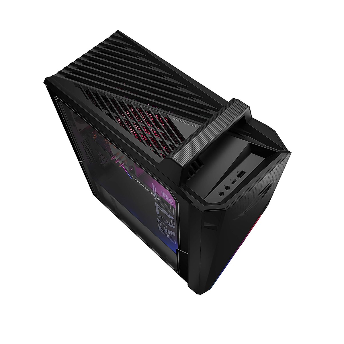 ROG Strix G15CK Gaming Desktop PC, Intel Core i7-10700KF, GeForce RTX 2070 SUPER, 16GB DDR4 RAM, 512GB SSD, Wi-Fi 6, ROG Strix Flare Keyboard & Gladius II Mouse, Windows 10 Home, G15CK-BS772