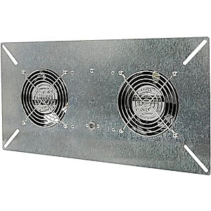Tjernlund V2D UnderAire Crawlspace Ventilator Fan Moisture Mold Reducing,220 CFM,silver