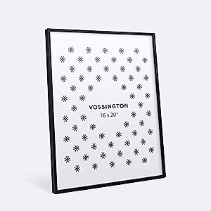 Vossington 16x20 Frame | Exclusive Black Picture Frame | 16 x 20 Inch | Thin Modern Look