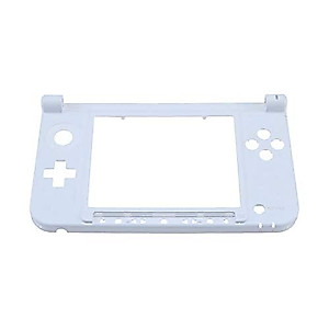 Bottom Middle Hinge Shell Housing Cover Midframe Case for 3DS XL 3DS LL Game Console White