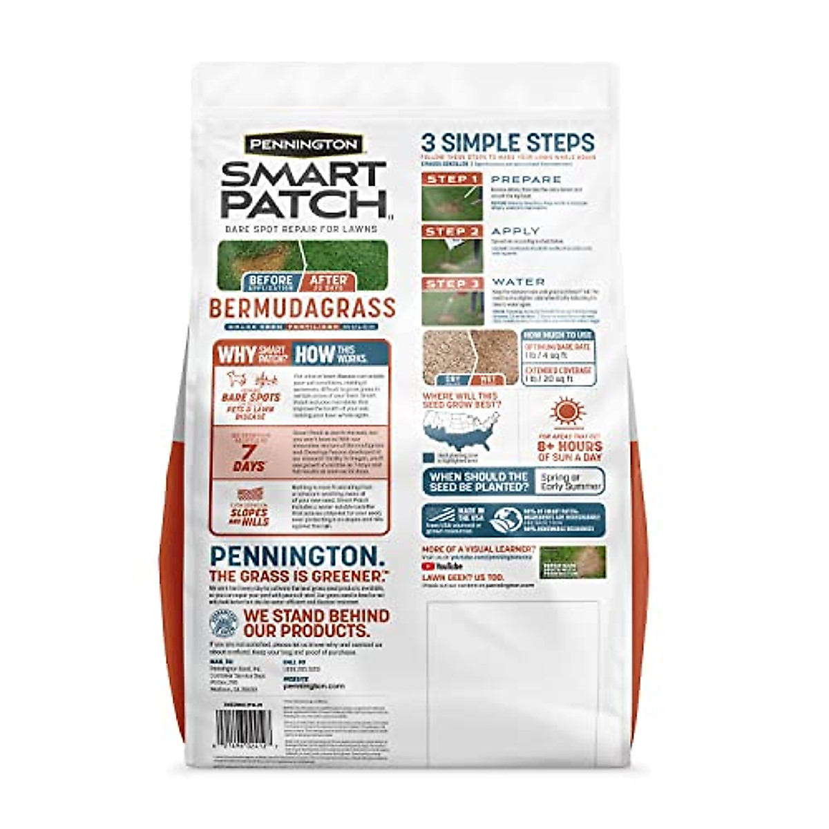 Pennington Smart Patch Bermudagrass Mix 10 lb