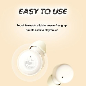 Soft Sleep Earphones Discreet Small Earbuds for Sleeping, Wireless Invisible Sleep Earbuds for Side Sleepers, Sleep Ear Buds Noise Cancelling Side Sleeper, Sleep Headphones with LED Power Display