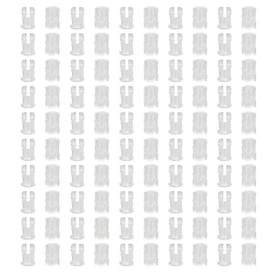 Led Lamp Socket , 3Mm 100Pcs Led Holder Flat heads Led Light Emitting Diode Shade Transparent hat cover Electronic Component 3Mm For Bezel Mount Panel Display