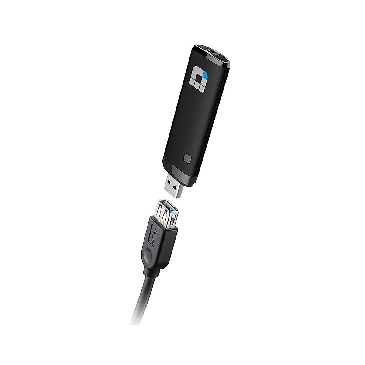 D-Link WiFi USB Adapter AC1200 Mini Wireless Internet Dual Band 3.0 Wi-Fi Netowrk Desktop Laptop (DWA-182),Black