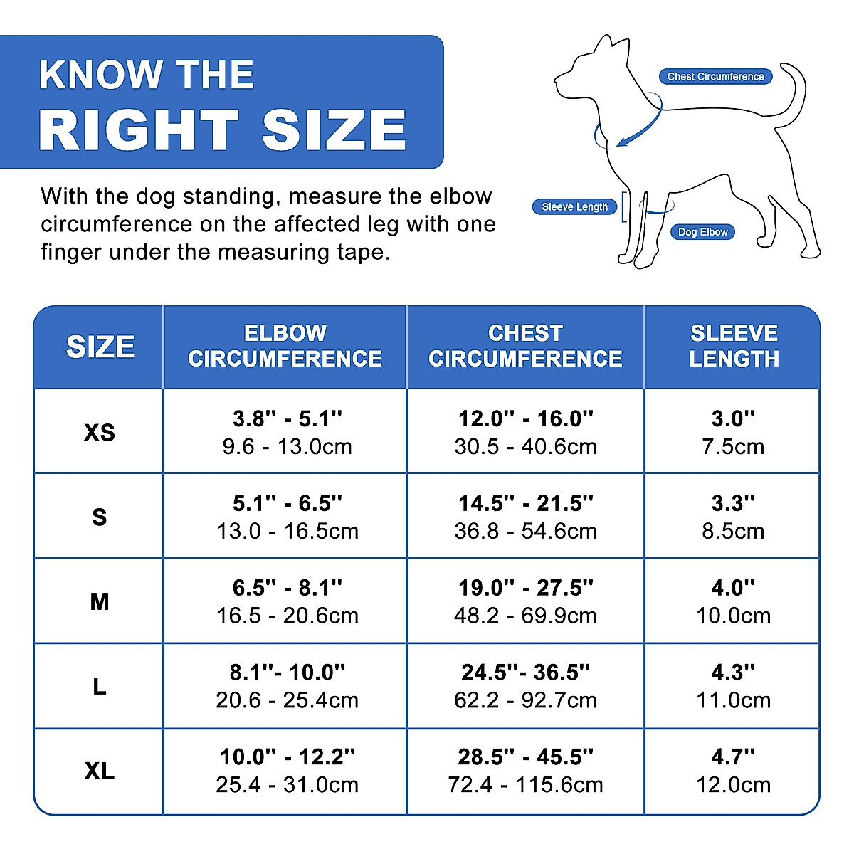 NeoAlly Breathable Dog Elbow Brace Protector Pads for Canine Elbow and Shoulder Support Elbow Hygroma, Dysplasia, Osteoarthritis, Elbow Calluses, Pressure Sores and Shoulder Dislocation (Right Large)