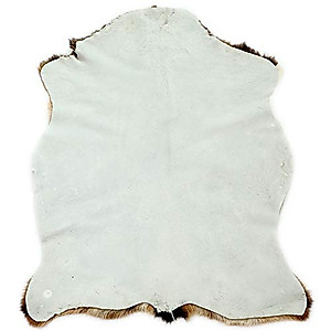 Red Deer Hide Rug Deer Skin Rug Deer Taxidermy Fireplace Deerskin Decor Reindeer Hide Area Rug Animals Mat Carpet for Home, Office, Bedroom Taxidermy Hunting Collectable 3.2x2.1ft