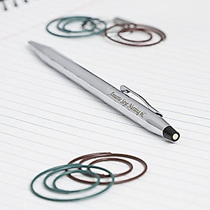 Dayspring Pens Personalized Cross Pen | Engraved Cross Classic Century Pen Lustrous Chrome Ballpoint Gift Pen, Custom Engraving Executive Gift Pen.