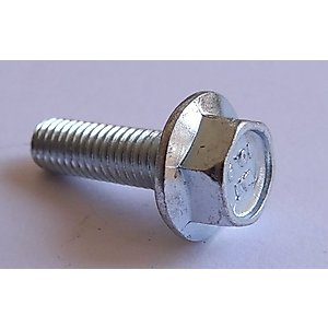 (25) M5-0.8 x 16mm JIS Hex Head Flange Bolt - Small Head, Class 10.9 Zinc