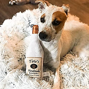 Huxley & Kent Lulubelles H&K for Dogs Power Plush | Toto's Pawdka (Large) | Funny Dog Toy | Dog Toy with Squeaker | Dog Gift | Fun, Durable, and Safe | Squeaky Dog Toy