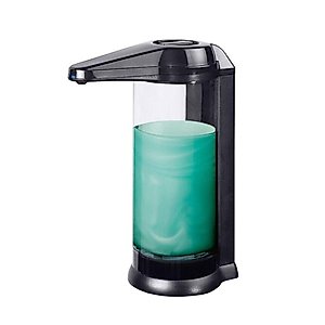 SHUTING2020 Soap Dispenser Automatic Foaming Hand Sanitizer Bottle Wall Mounting Lotion Bottle Soap Dispenser Large Capacity Soap Pump (Color : Black)