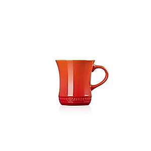 Le Creuset Stoneware Tea Mug, 14 oz., Flame