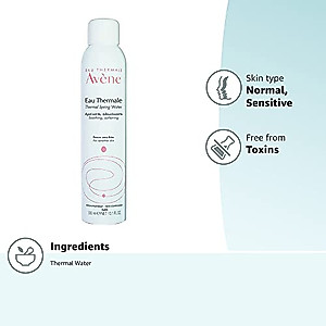Eau Thermale Avene Thermal Spring Water, Soothing Calming Facial Mist Spray for Sensitive Skin - 10.1 fl. oz.