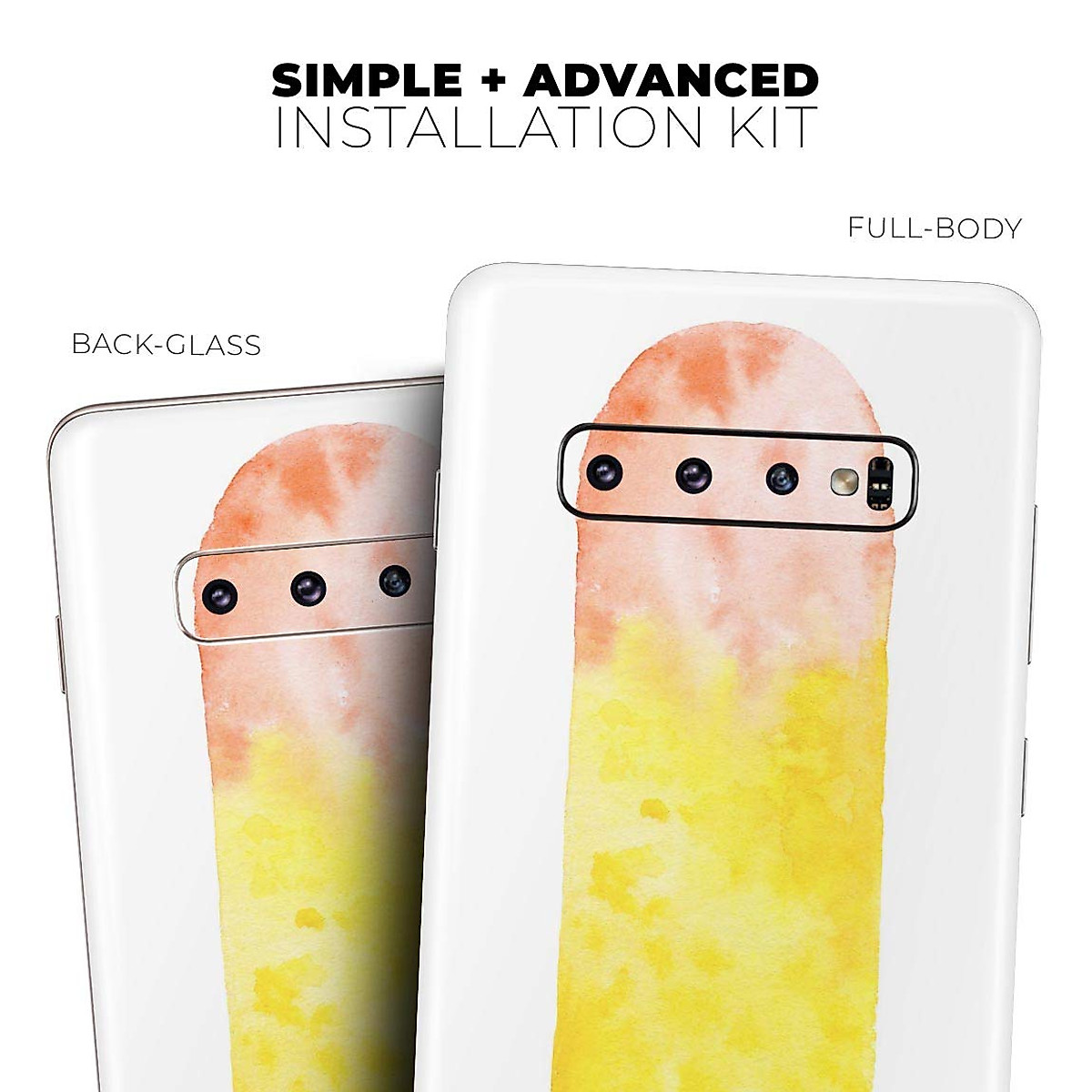 DesignSkinz Summer Mode Ice Cream v12 Protective Vinyl Decal Wrap Skin Cover Compatible with The Samsung Galaxy S20 (Screen Trim & Back Glass Skin)