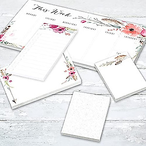 Boho Spirit Adhesive Sticky Note Pack - 5 Pads - 50 Sheets/pad