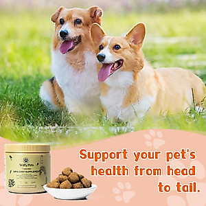 Wiffypets Hip and Joint Supplement Dogs with Glucasamine for Dogs, Hip Pain Relief for Small, Medium and Large Breed, Hip and Joint Chews for Dog MSM, Chondroitin 90 Count, Chicken Flavor