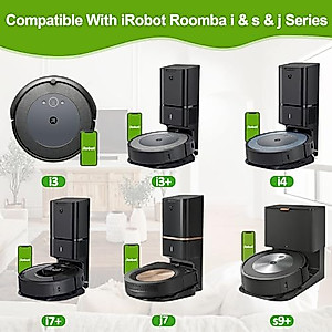 12 Pack Replacement Roomba Vacuum Bags, Compatible with iRobot Roomba i7, i7+, i3, i3+, j7, j7+, i8, i8+, i4, i4+, i6, i6+, i7Plus, s9, s9+, i & s & j Series Automatic Disposal Dust Bags