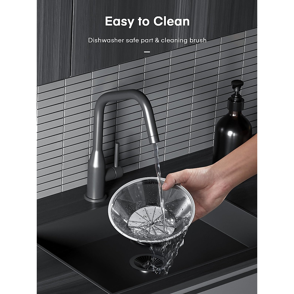 FOHERE Juicer Machines,1200W Max Power Centrifugal Juicer Extractor with 3-inch Wide feed chute & Anti-Drip for Fruit and Vegetable, 2-Speed Setting, Easy to Clean with Brush, Stainless Steel, 800W