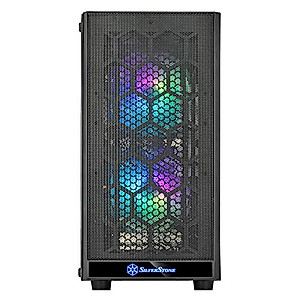 SilverStone Technology PS15 PRO, Compact Micro-ATX Chassis with Outstanding Cooling Potential, SST-PS15B-PRO