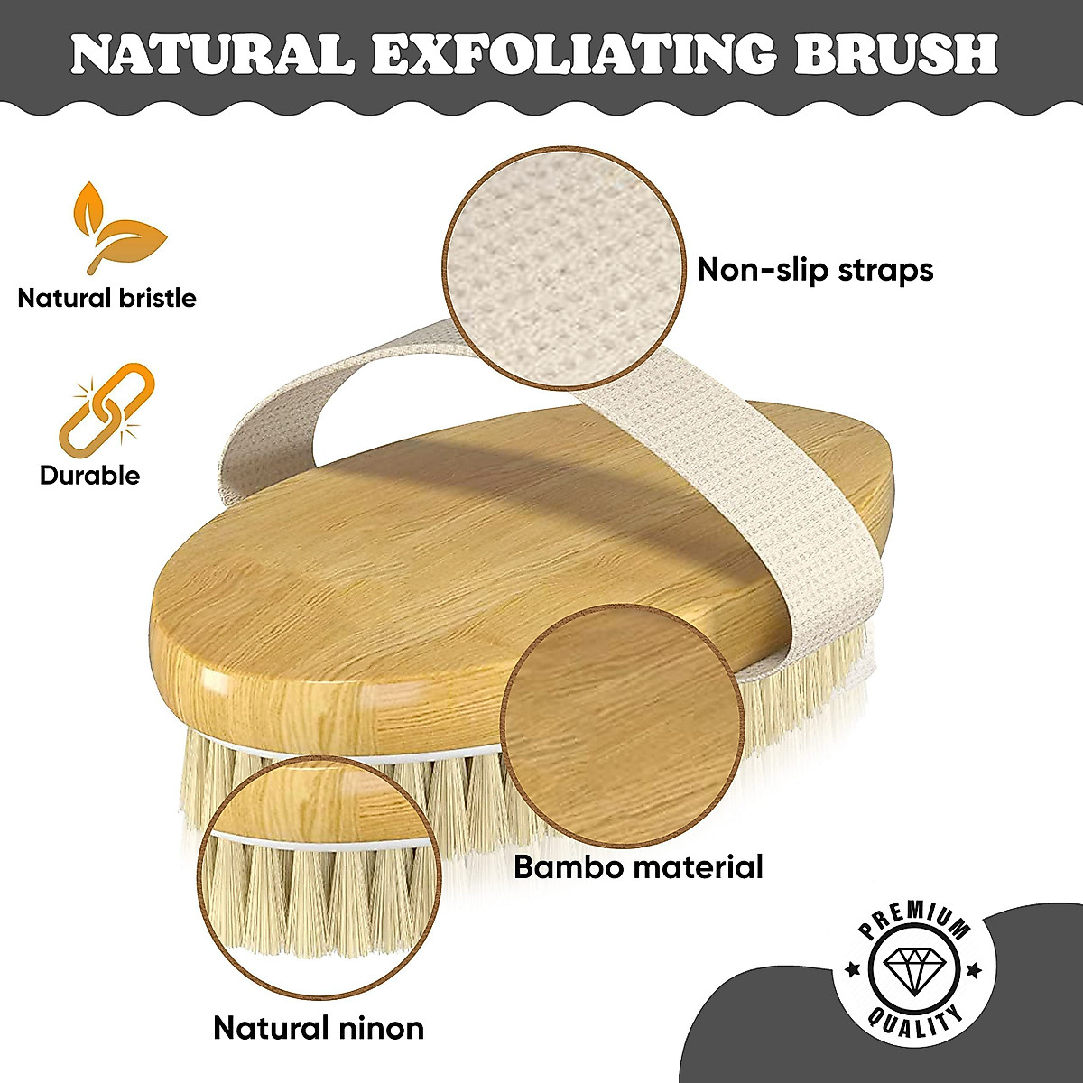 Lymphatic Drainage Paddle Wood & Dry Skin Brush are The only Two Items You Need for an Healthier Lymphatic Drainage System. Anti Cellulite Tools Lymphatic Drainage Tool with Body Brush