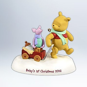 Winnie The Pooh Baby's First Christmas Hallmark 2012 Keepsake Ornament QXD1601