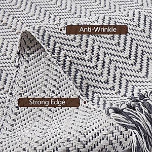 Runner Rug, 2' x 6' Runners for Hallways,Hallway Runner Easy to Clean,Kitchen Runner with Tassel,Runner Rugs for Bedroom Kids & Pets Friendly,Washable Runner Rug for Hallway, Kitchen, Bedroom,Entryway