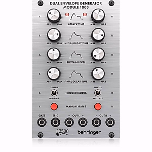 Behringer DUAL ENVELOPE GENERATOR MODULE 1003 Legendary 2500 Series Dual Envelope Generator Module for Eurorack