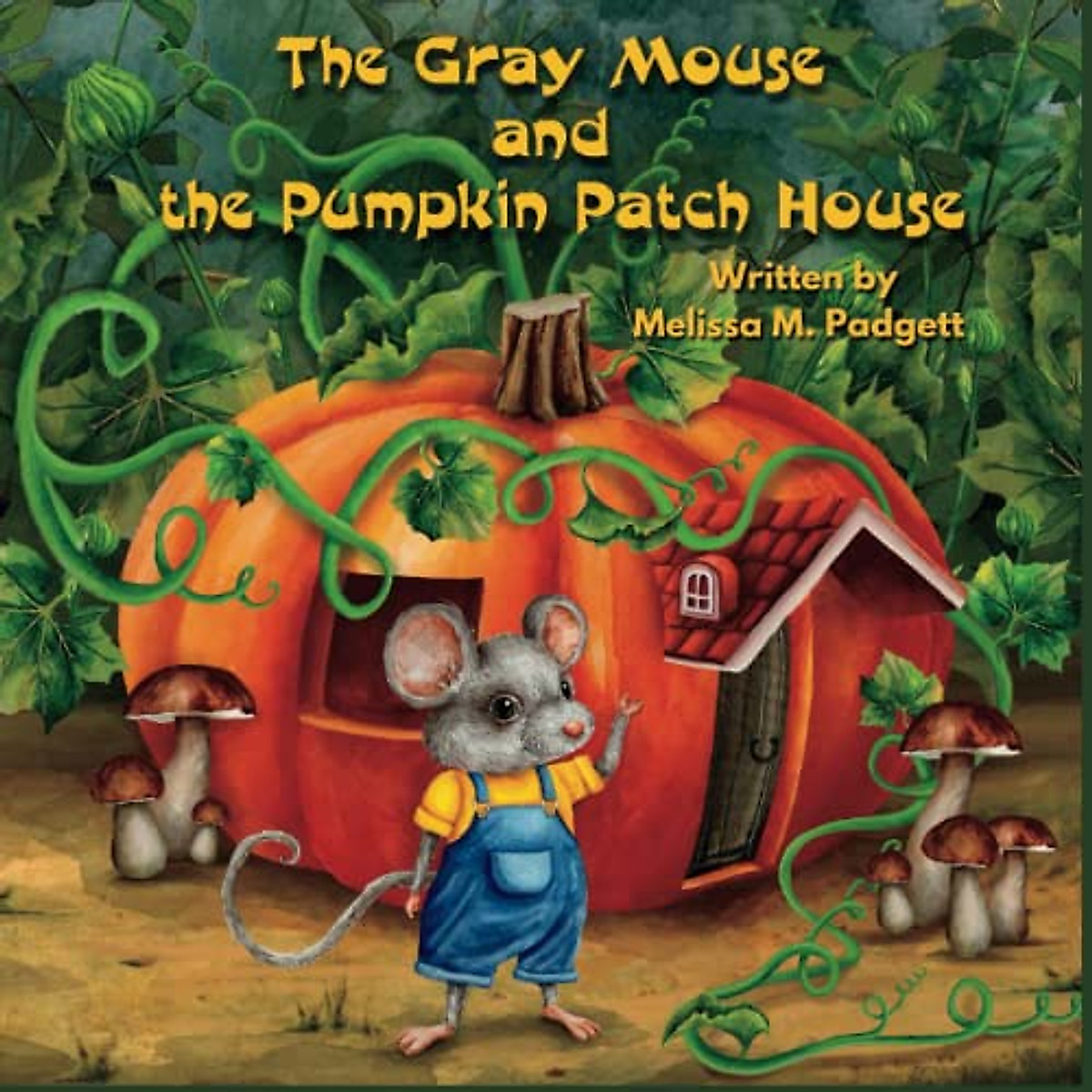 The Gray Mouse and the Pumpkin Patch House