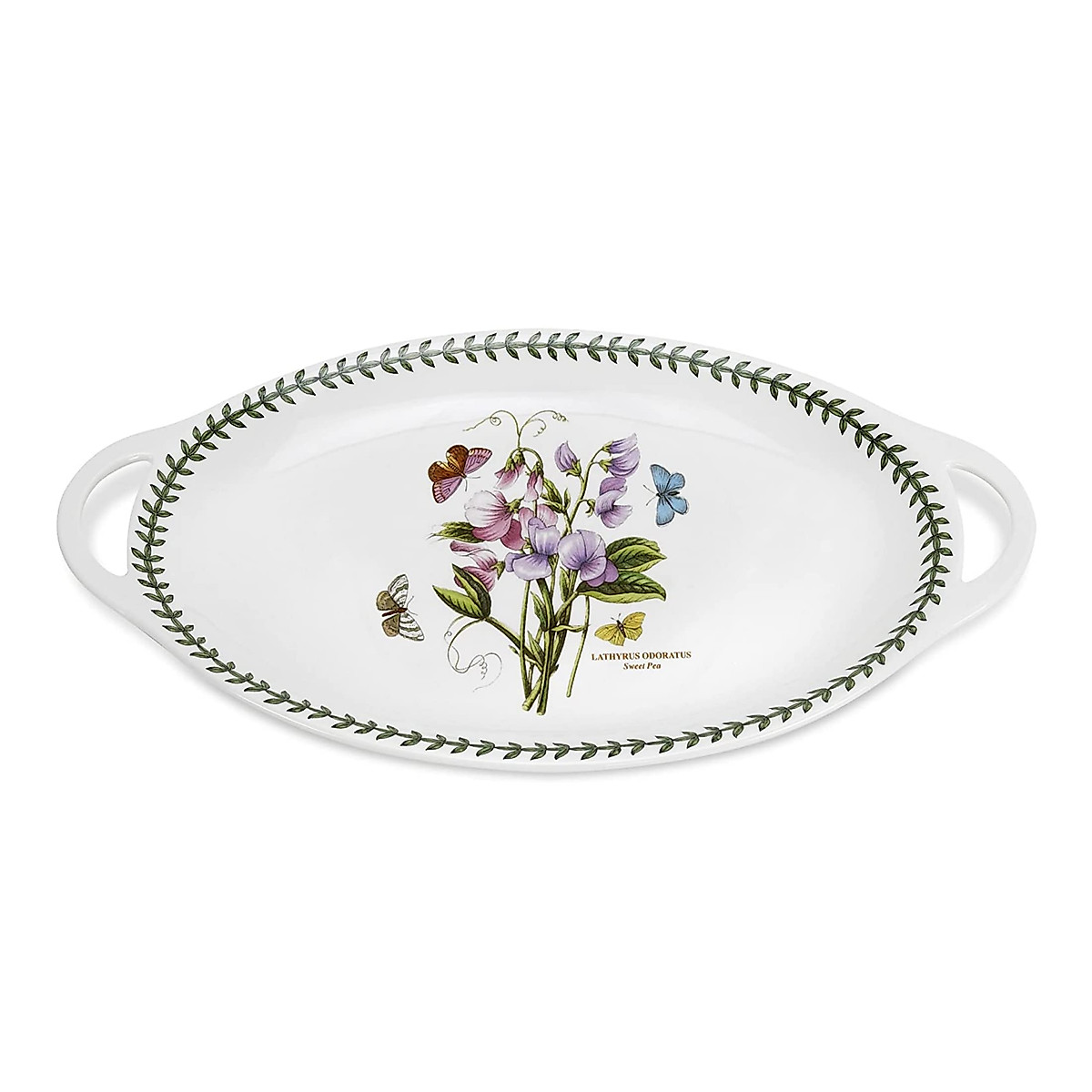 Portmeirion Botanic Garden Oval Platter with Handles 18" x 11.75"